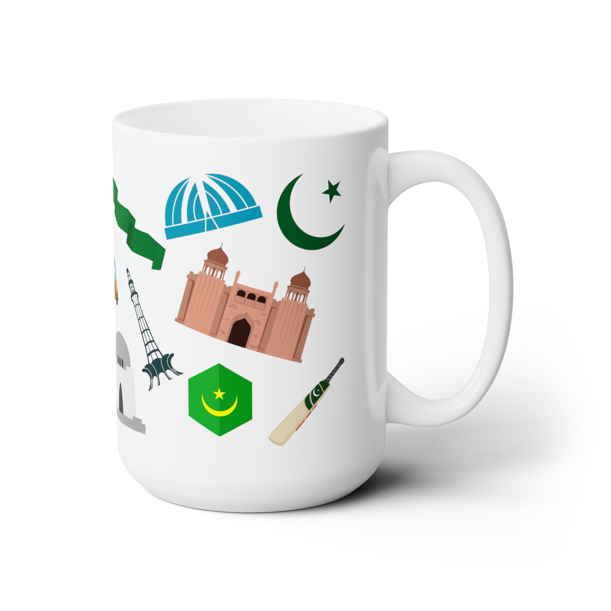 Pakistani Cultural Traditional Truck Art Ceramic Mug 15oz Customized ...