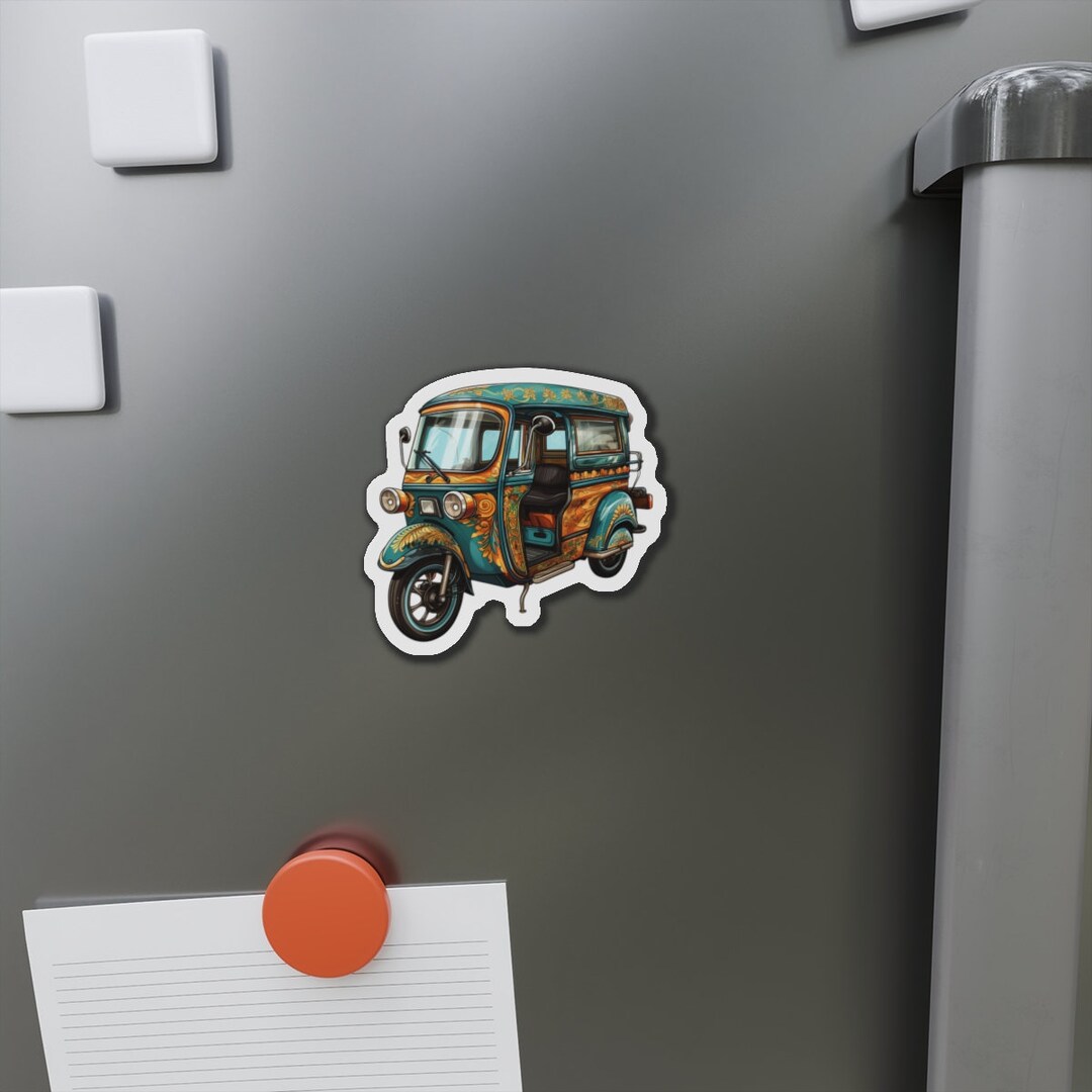Pakistani Truck Art Design - Magnet - Fridge Magnet - Southasian Art ...