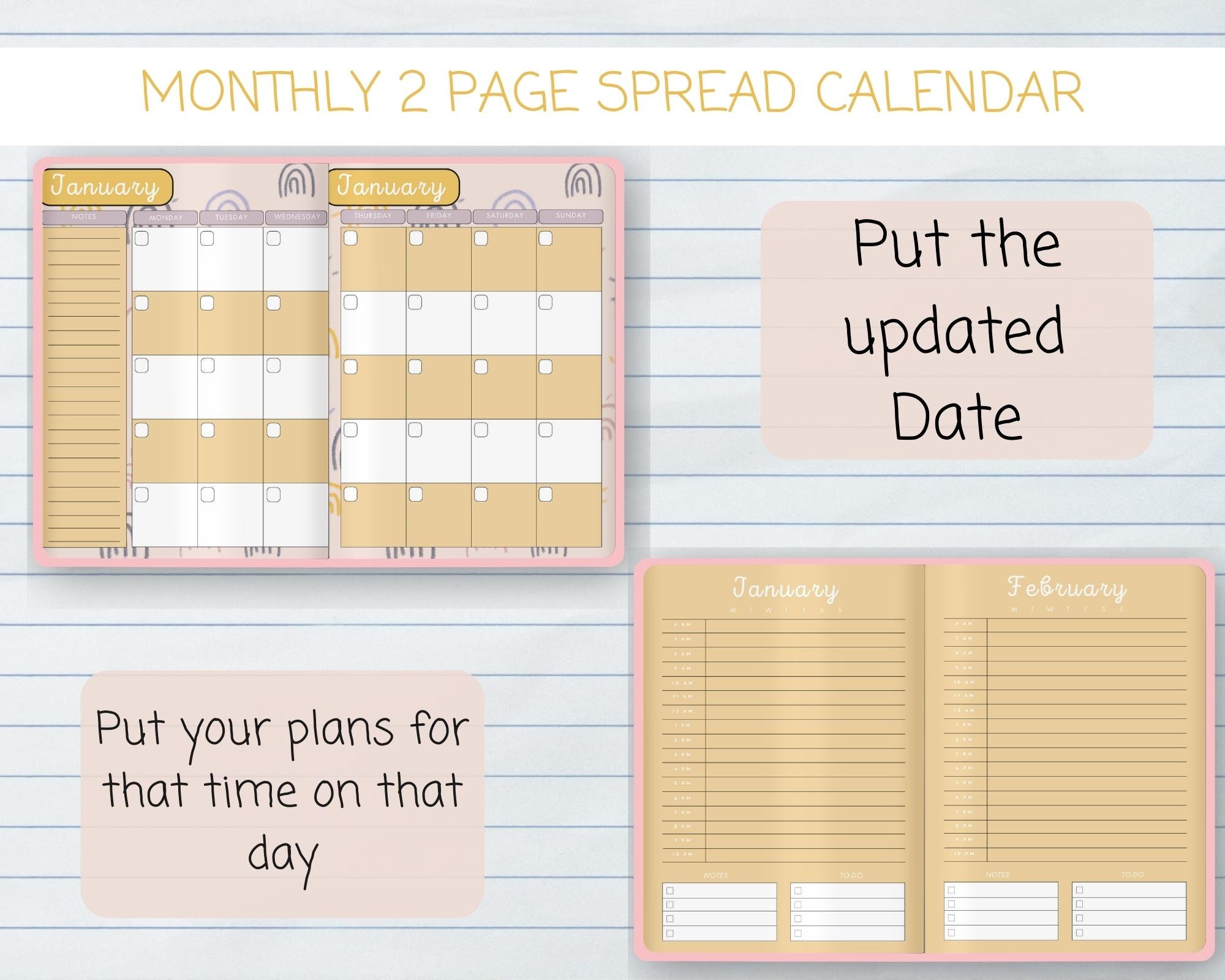 Boho Rainbow Emergency Binder Printable, End of Life Planner, Just in ...