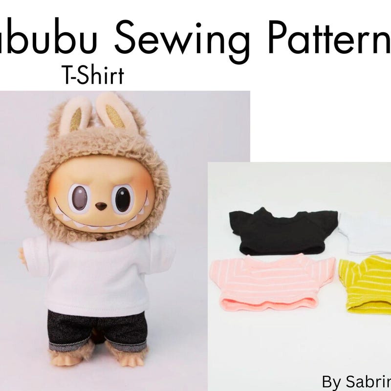 Printable labubu clothing patterns - Etsy.de