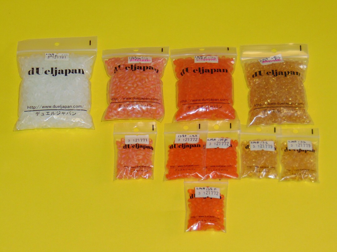 Miyuki Magatama LMA 4x7mm Bead Variety Lot of 10 Packs ~ 4 Colors NOS ...