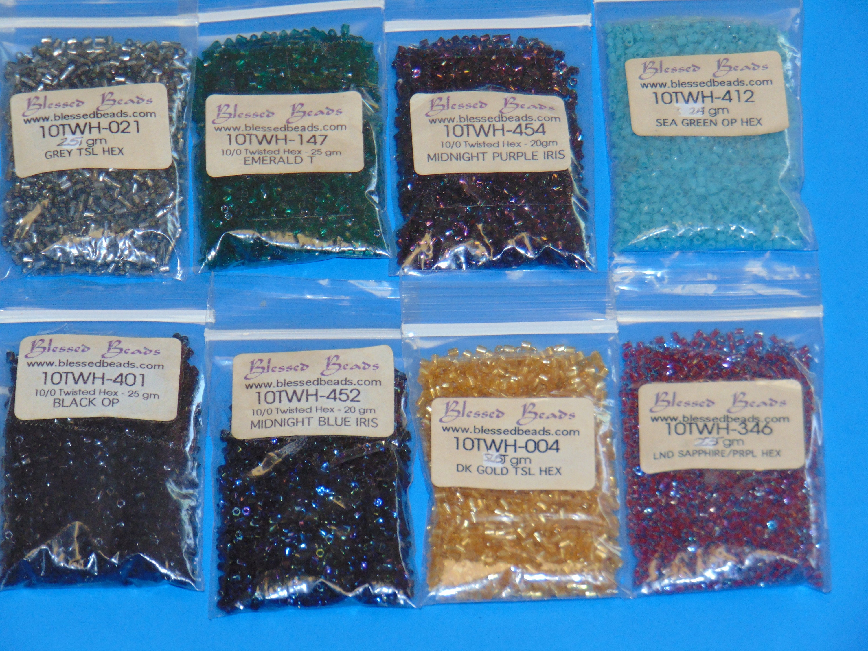Miyuki 10/0 Twist Hex Cut Bead Vintage Variety Lot of 16 Packs NOS - Etsy