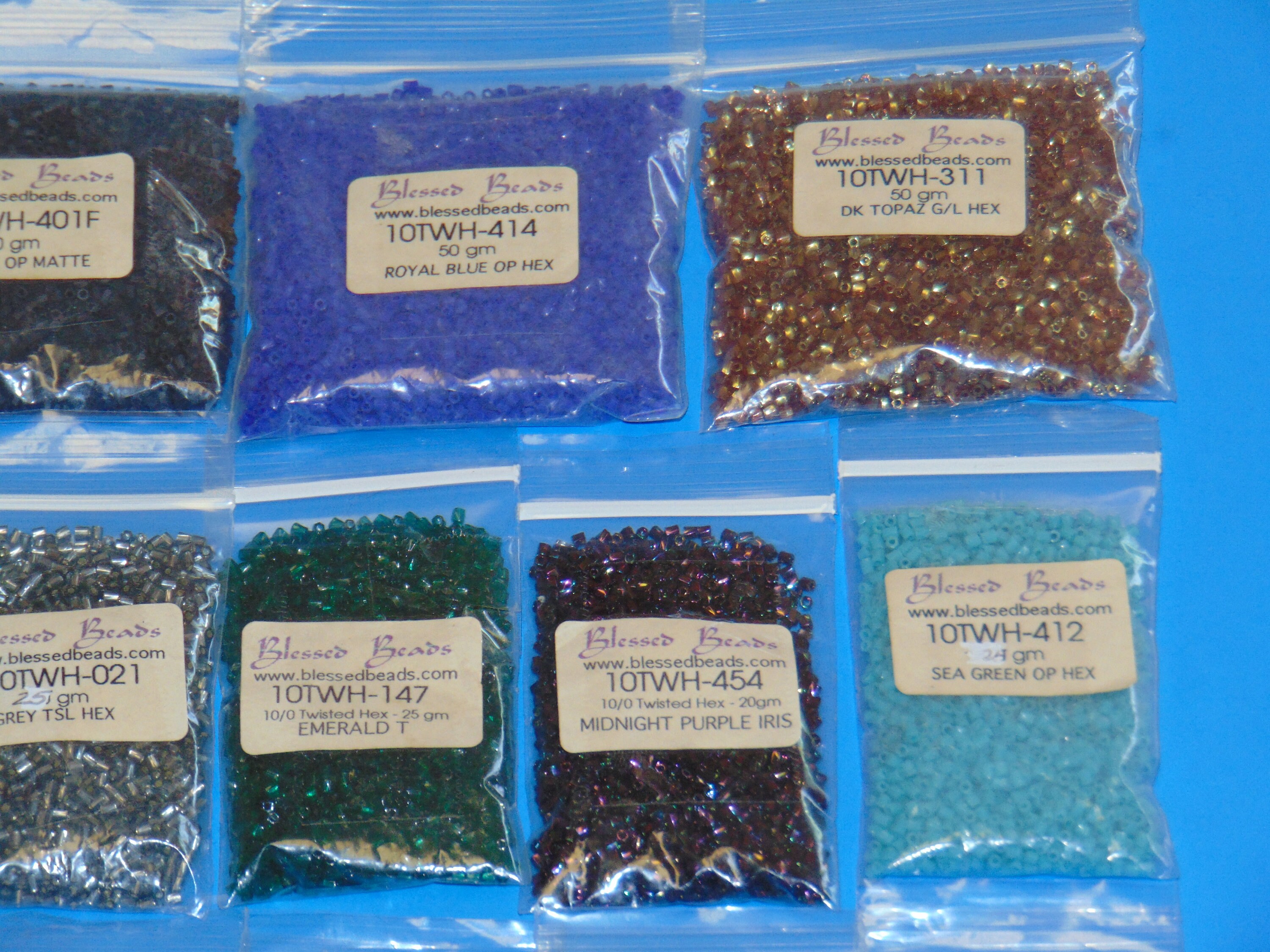 Miyuki 10/0 Twist Hex Cut Bead Vintage Variety Lot of 16 Packs NOS - Etsy