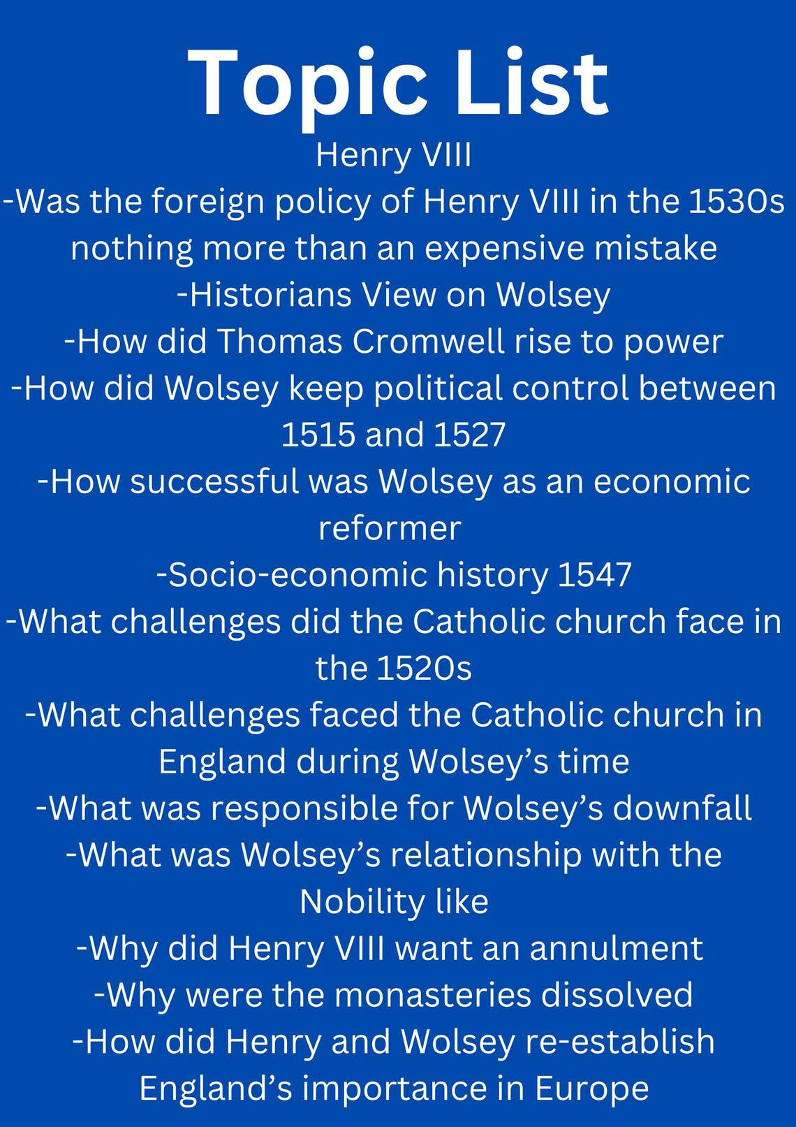 A Level History Notes - Etsy