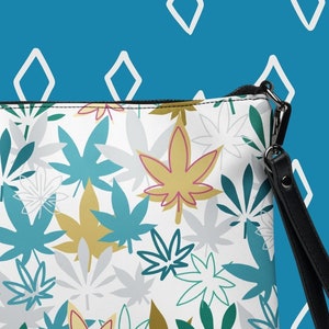 Cannabis Crossbody Bag. Weed Leaf Purse, Pot Leaf Carry On, Cannabis ...