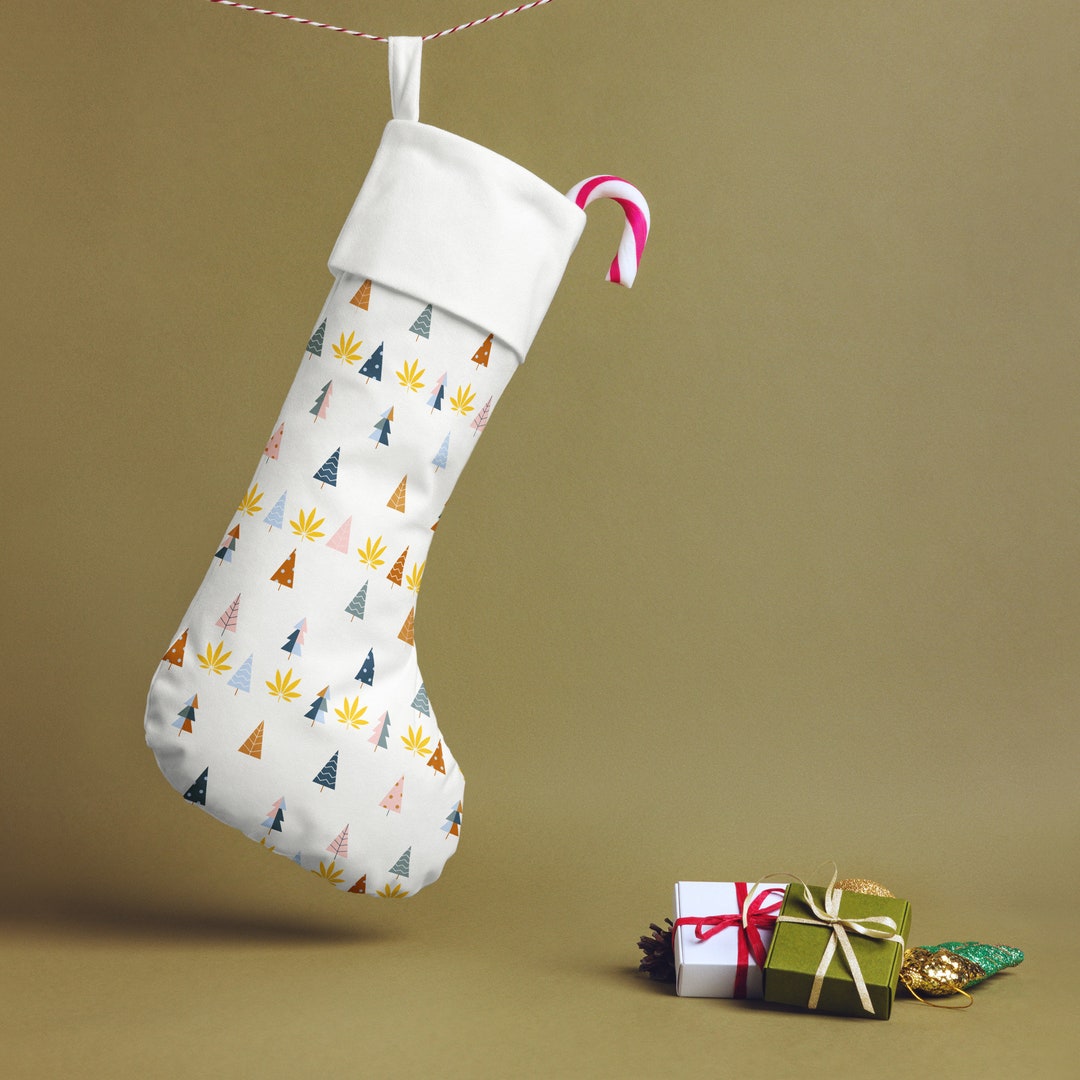 Christmas Weed Stocking, Weed , Trees , Weed Leaf Holiday Stocking ...