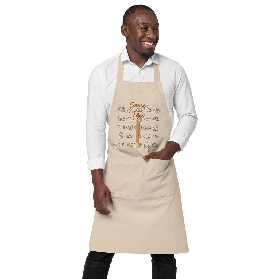 Organic Cotton Apron, Weed Leaf, Stoner Stuff, Grilling Apron, Pot Leaf ...
