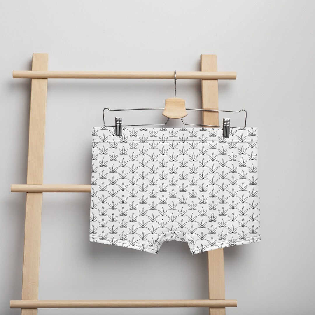 Weed Leaf Minimalist Boxer Briefs, Stoner Boyfriend Gifts, Cannabis ...