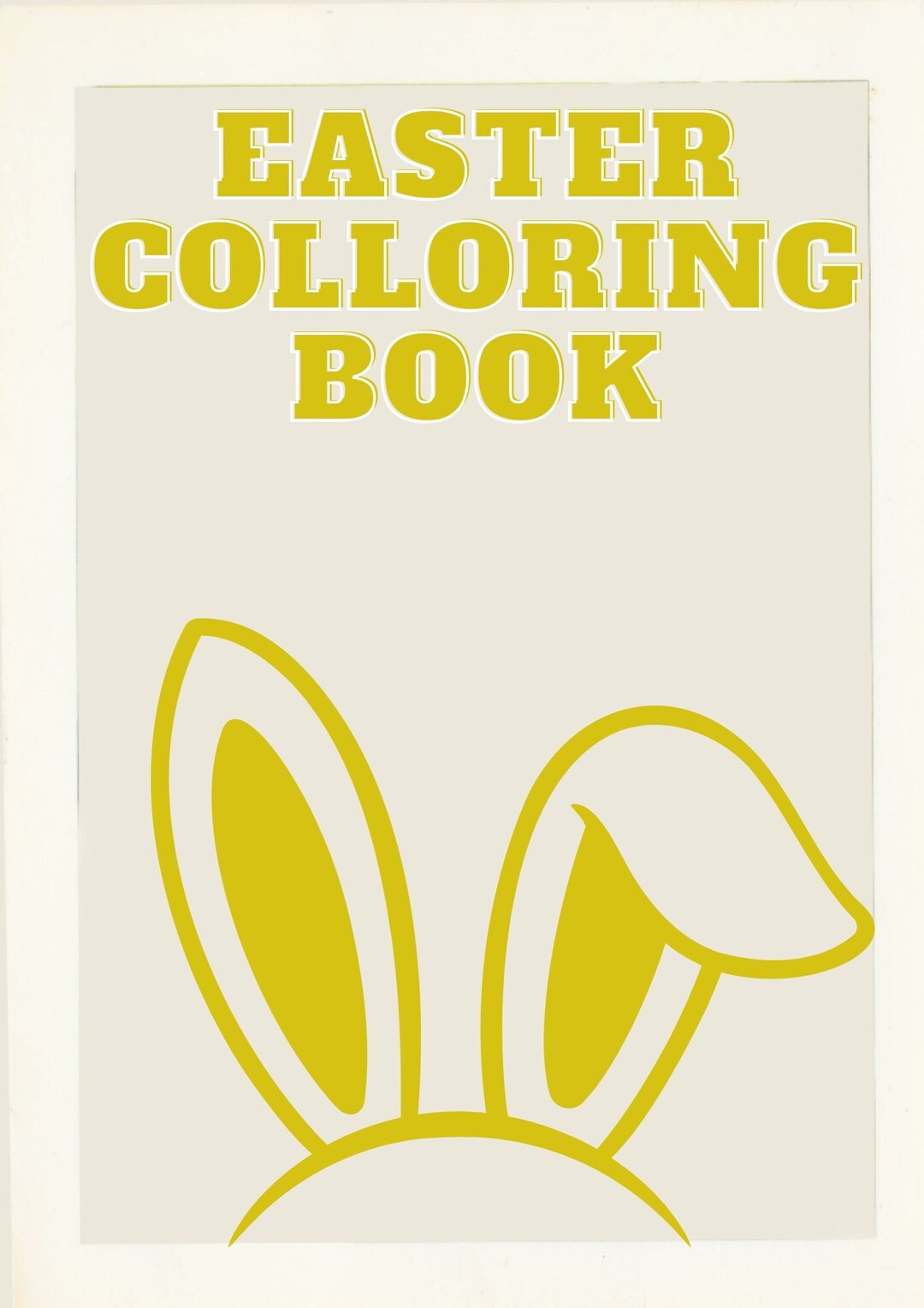Easter Themed Coloring Book, Easter Coloring Pages, Easter Coloring ...