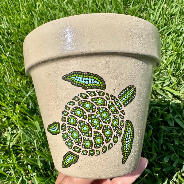 Turtle Pot - Etsy
