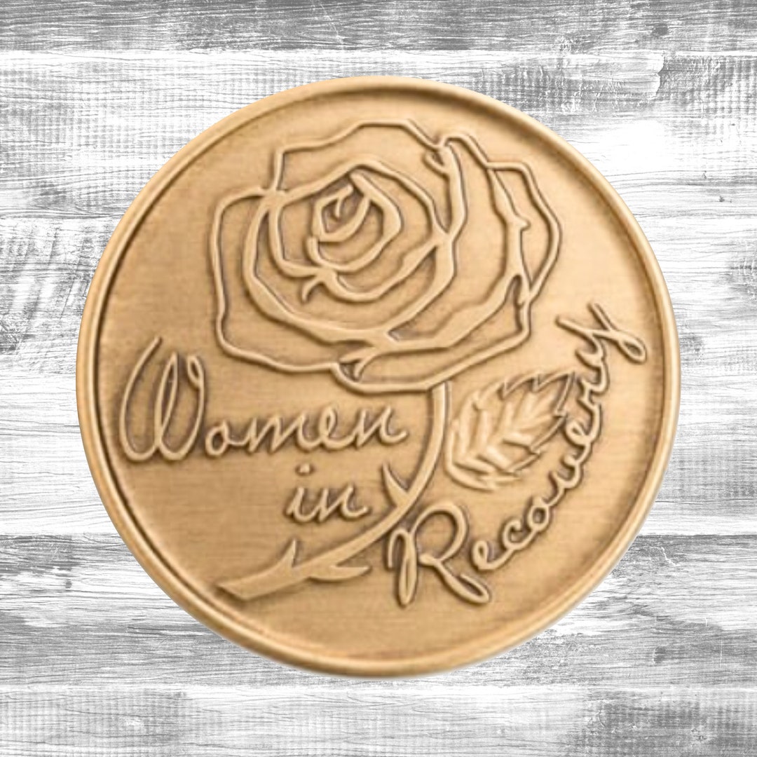 Women in Recovery Antique Bronze Coin | Alcoholics Anonymous Medallion ...