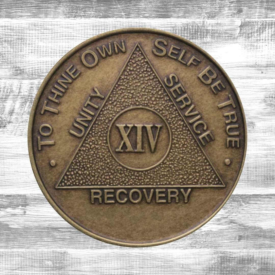 AA Sobreity Year Bronze Coins | Alcoholics Anonymous Medallions ...