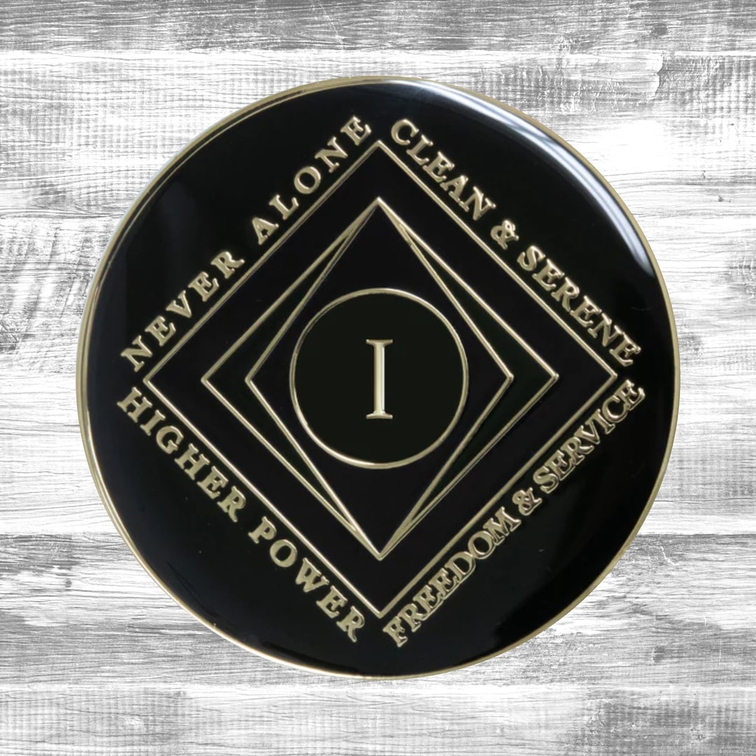 NA Clean Time Coin Medallion | Narcotics Anonymous Recovery Token | NA ...