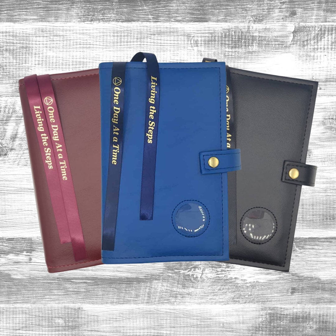 AA Big-book Regular Print Medallion Holder Double Book Cover | Hardback ...
