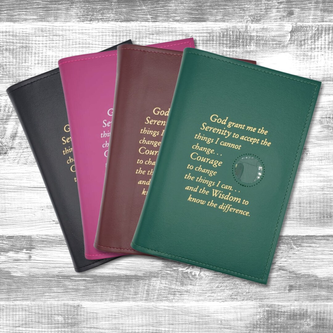 AA Big-book Book Cover LARGE PRINT | Paperback Serenity Prayer ...