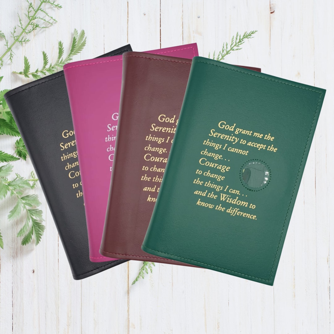 AA Big-book Book Cover LARGE PRINT Paperback Serenity Prayer Alcoholics ...