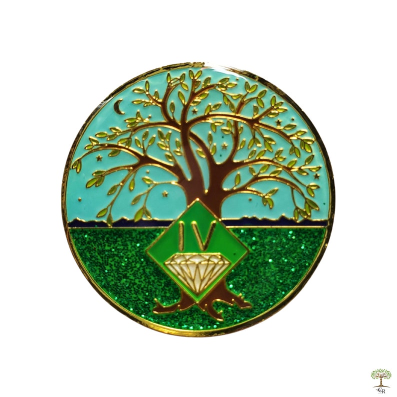 NA Tree of Life Anniversary Recovery Coin Medallion - Etsy