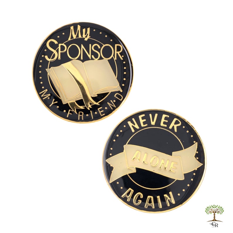 Sponsor Affirmation Medallion Alcoholics Anonymous Sponsor - Etsy
