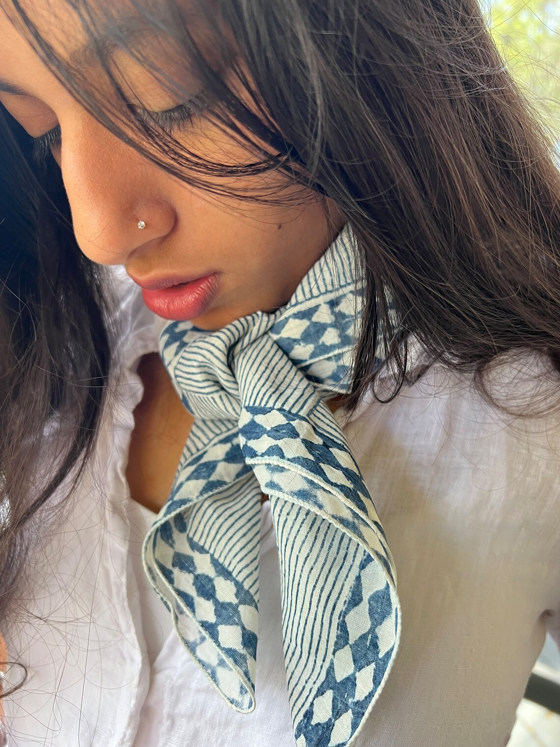 Bandana - Indigo Breeze - Etsy