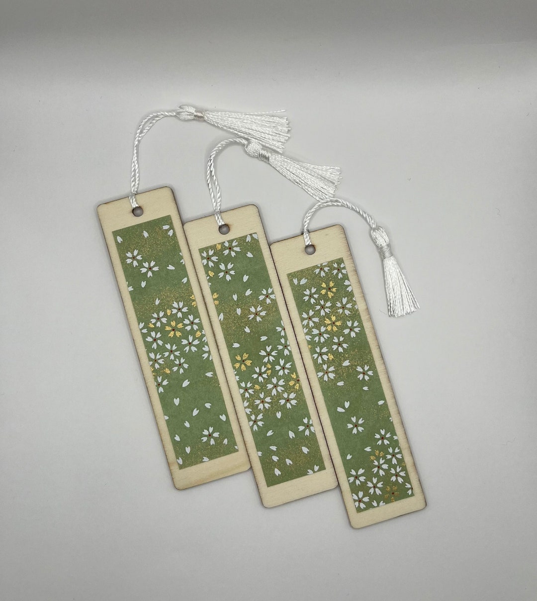 Chiyogami Bookmark, Wood, Japanese Paper, Origami, High Quality Unique ...