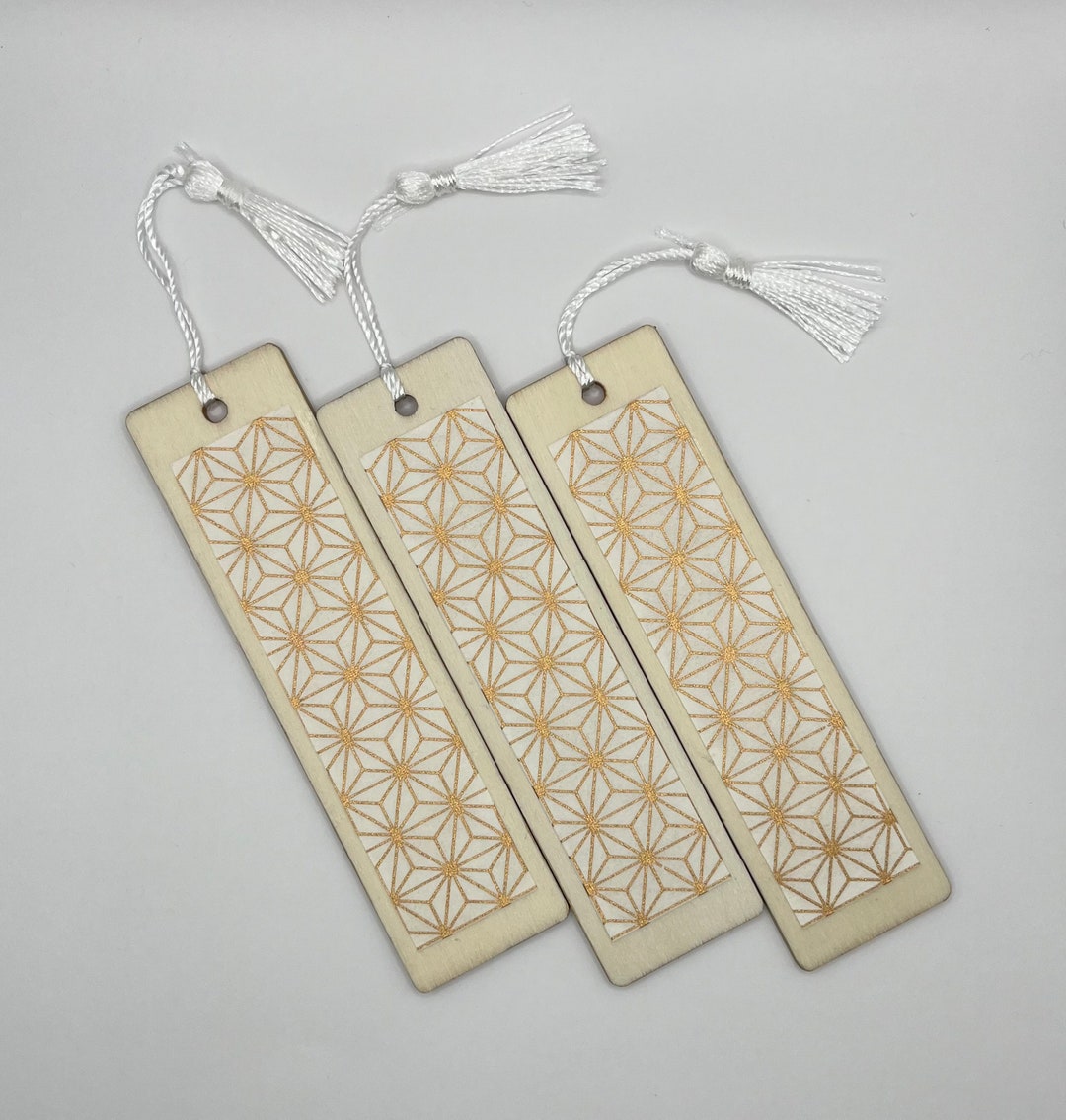 Chiyogami Bookmarks, Wood, Japanese Paper, Origami, High Quality Unique ...