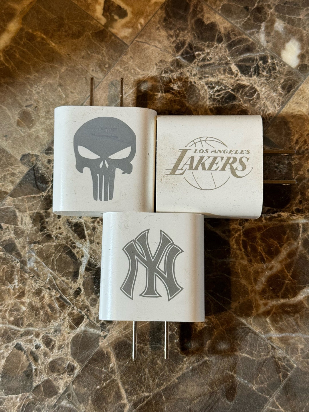 Custom Laser Engraved USB-C Charger With Cable: Personalized Logo, Name ...