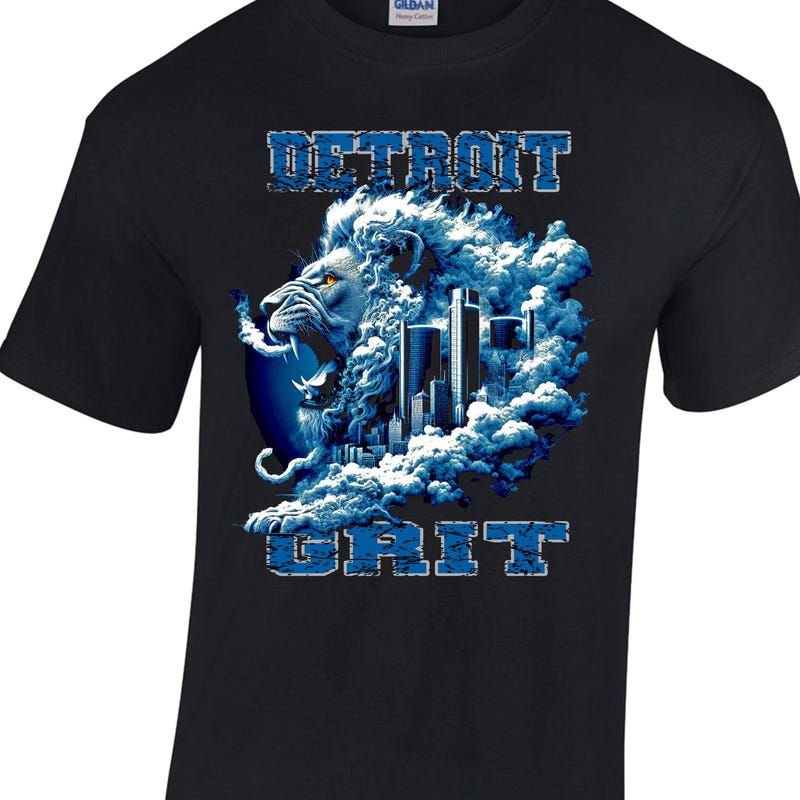 Detroit Lions Grit Svg - Etsy