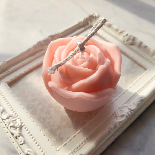 Rose Candle - Etsy