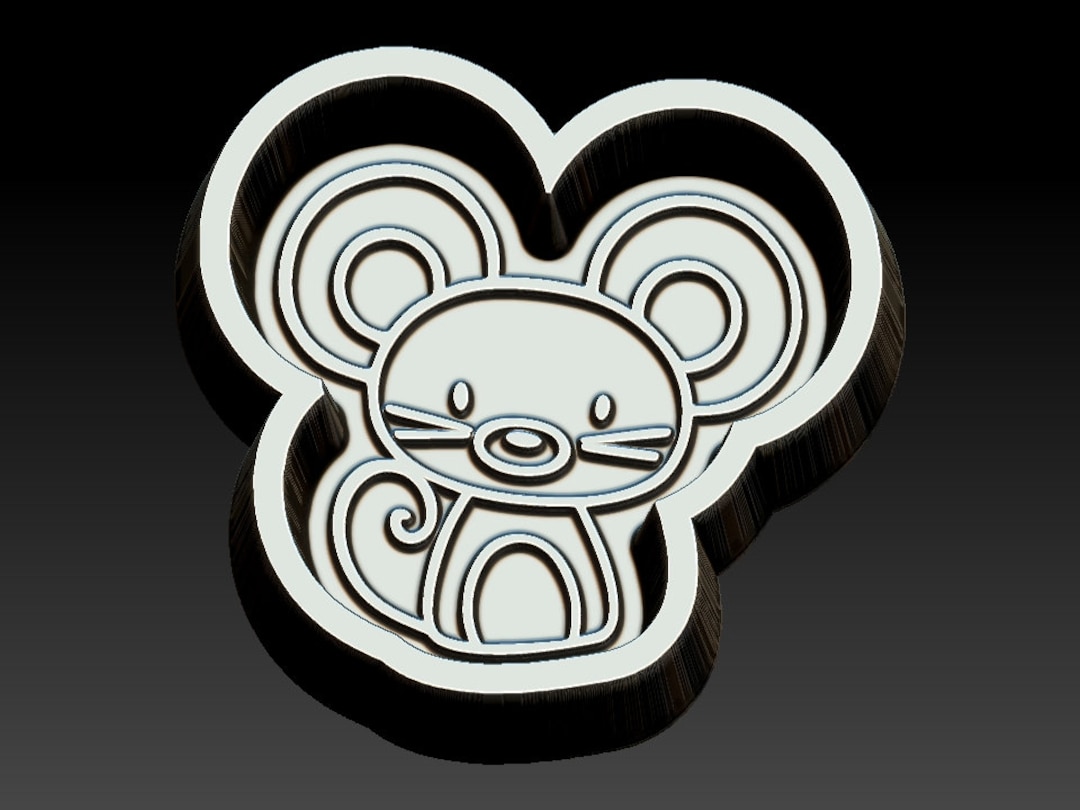 Mouse, 3D Printed, 1pcs Mold, Bath Bomb Mold, Custom Molds Also ...