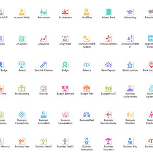 10000 Business Professional Icon Set - Etsy