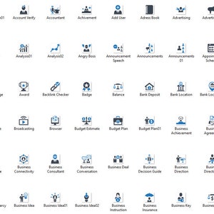 10000 Business Professional Icon Set - Etsy