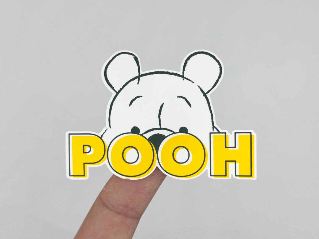 Pooh Sticker Pooh Bear Sticker Winnie the Pooh Bear Sticker - Etsy