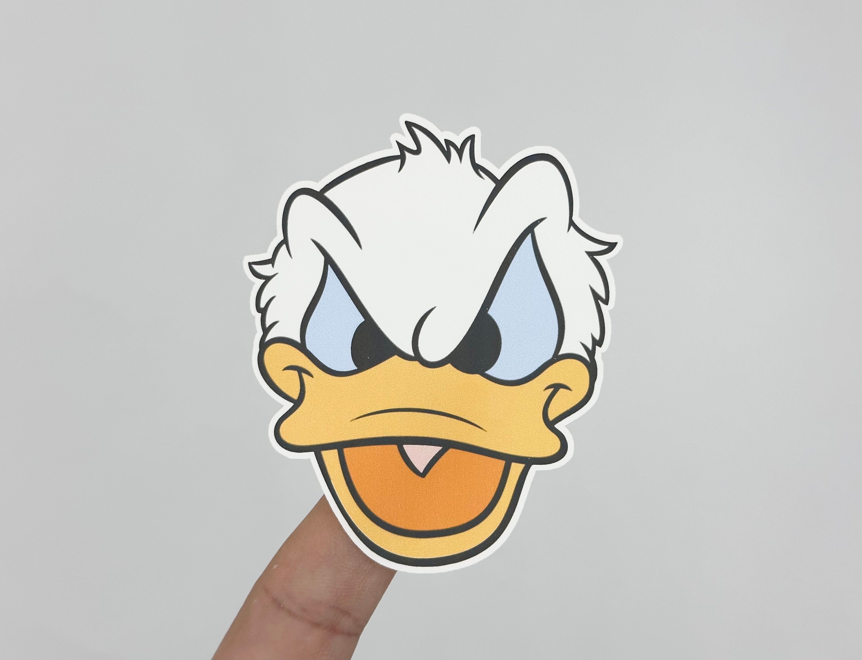 Donald Duck Mad Face