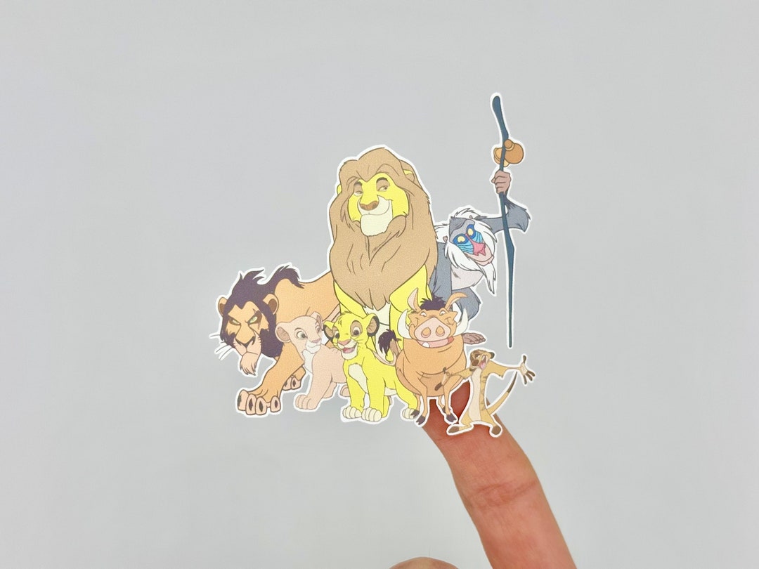 The Lion King Sticker, Simba Sticker, Disney Lion King, Disney Lion ...