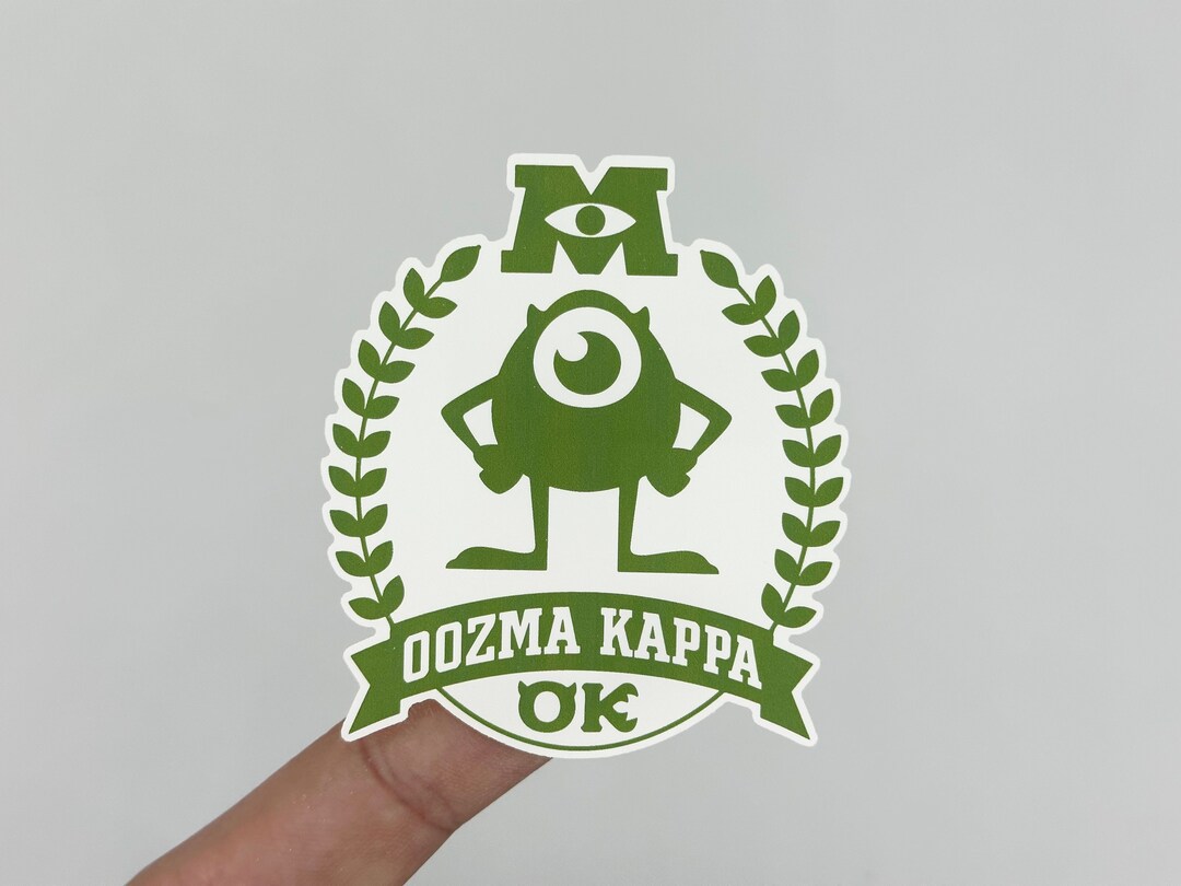 Mike Wazowski Sticker, Oozma Kappa Sticker, Monsters University Sticker ...