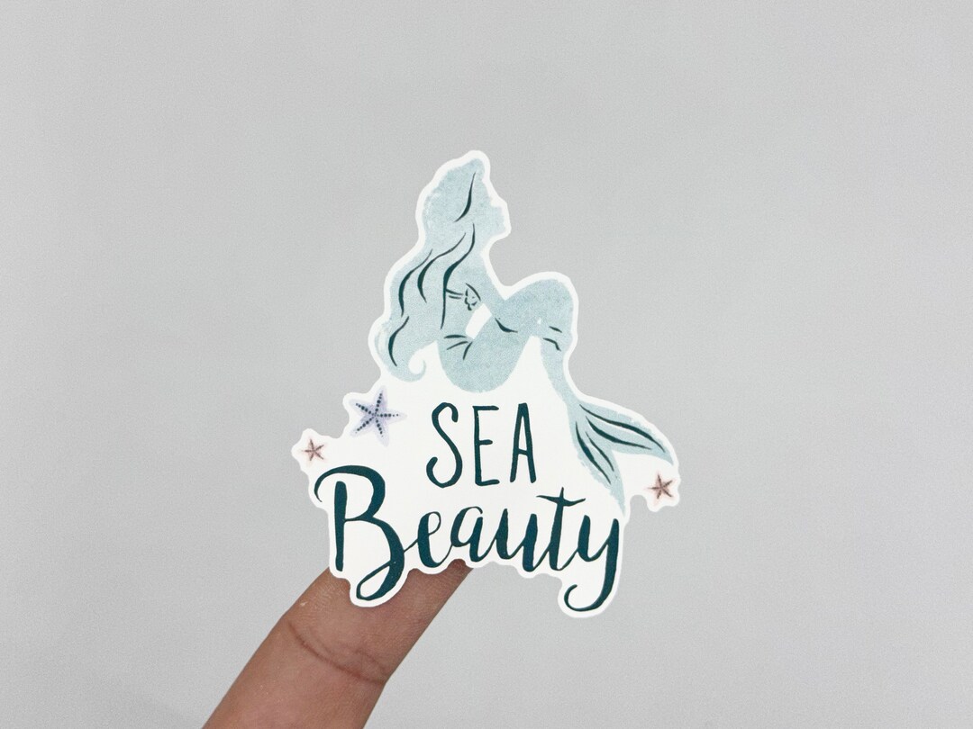 The Little Mermaid Sea Beauty Sticker, Ariel Sticker, Sea Beauty ...