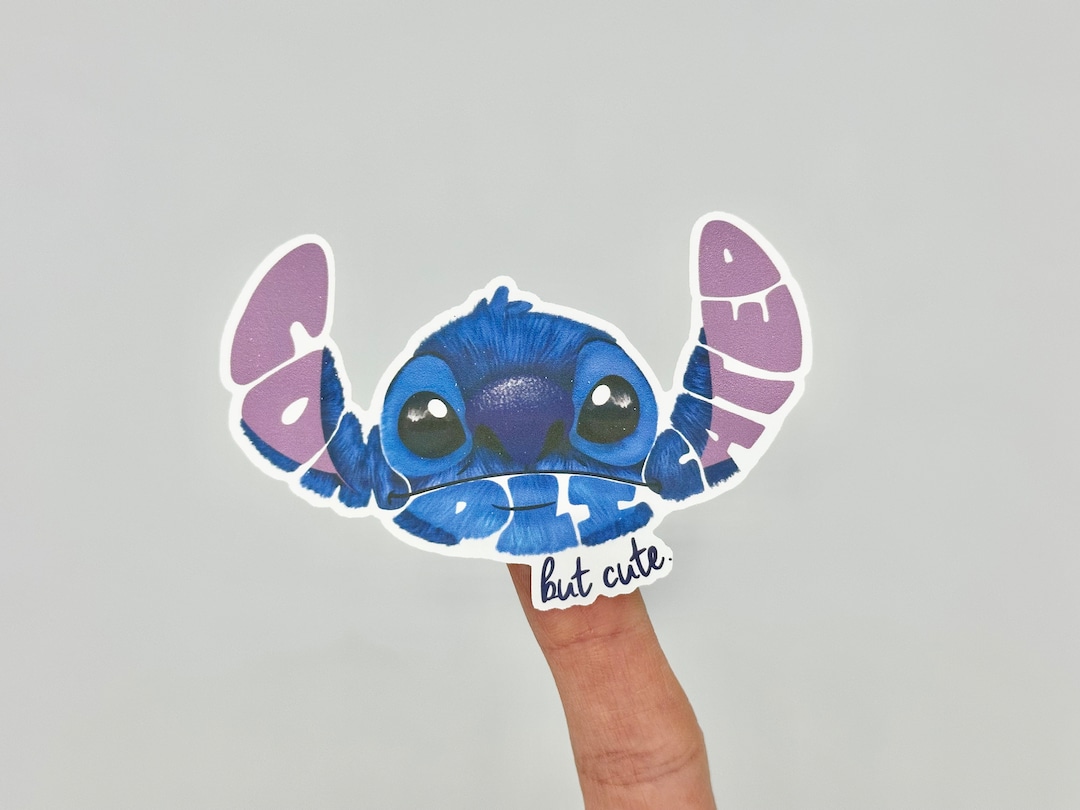 Stitch Sticker, Lilo and Stitch Sticker, Complicated but Cute ...