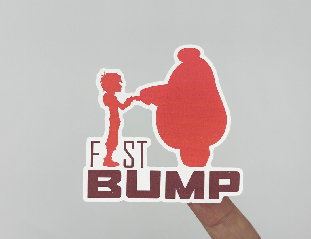 Fist Bump Big Hero Six Sticker, Big Hero Six Sticker, Baymax Sticker ...