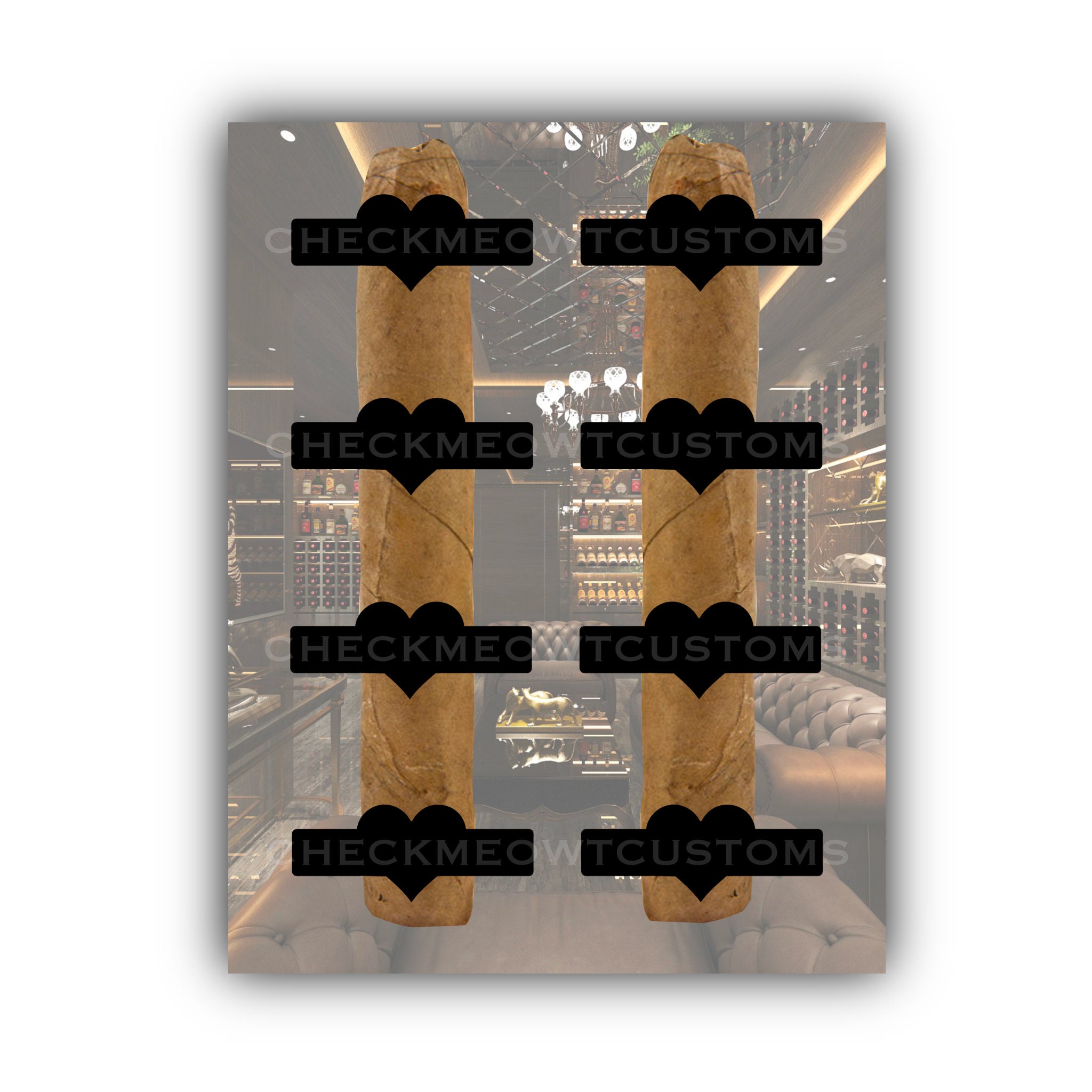 Cigar Label Template, PNG, Blank Cigar Template, Printable, Labels ...