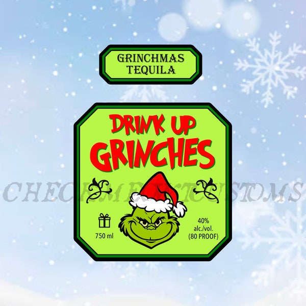 Alcohol Label - Etsy