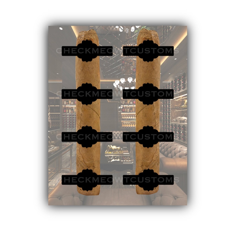 Cigar Label Template, PNG, Blank Cigar Template, Printable, Labels ...