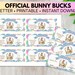 Printable Bunny Bucks, Easter Egg Filler, Easter Basket Ideas, Kids ...