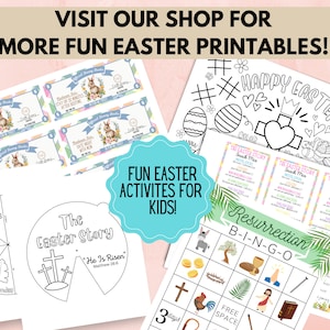 Easter Printable Placemat, Easter Activity, Printable Placemat ...
