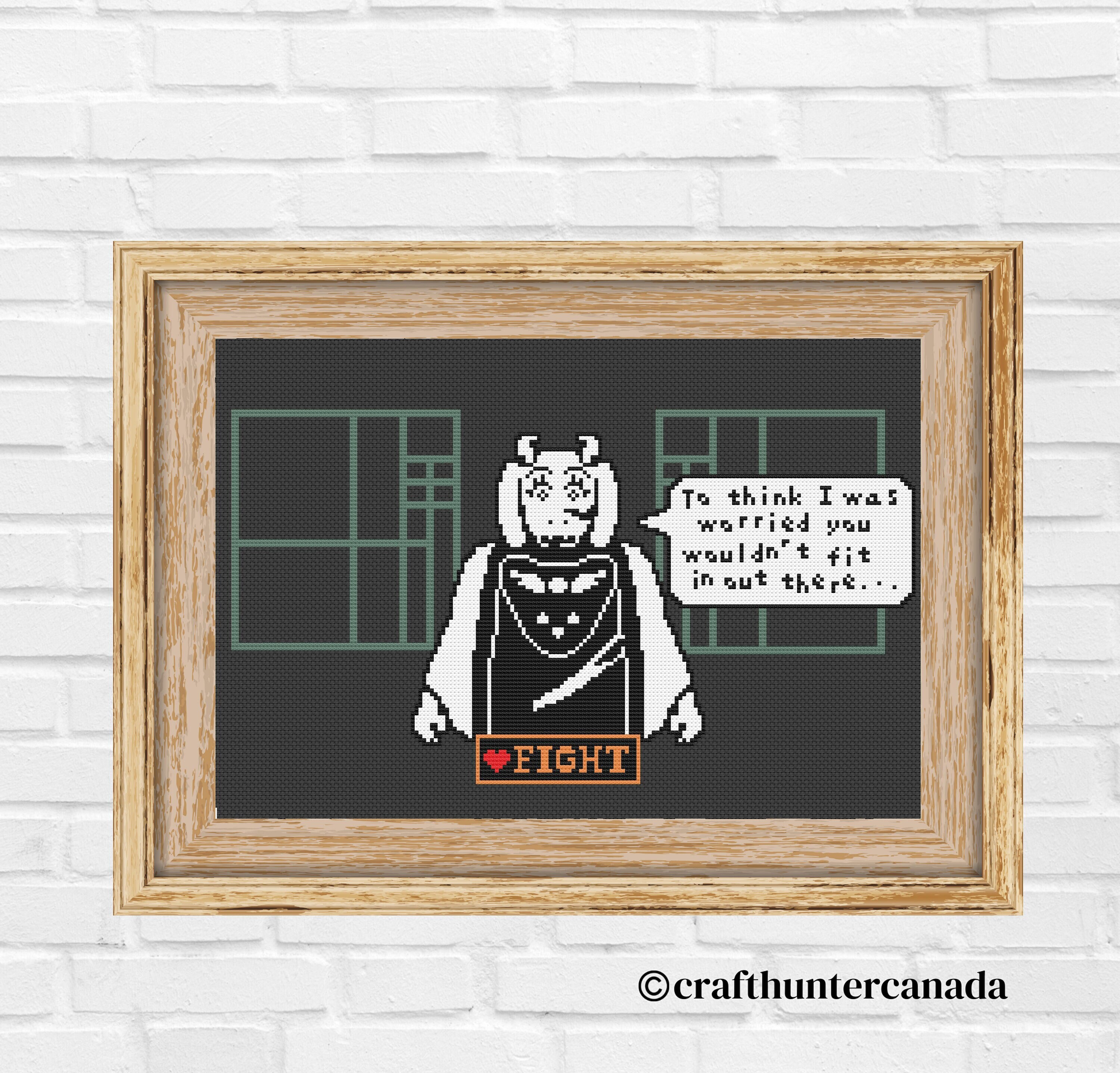 Toriel Undertale Cross-stitch Digital PDF Pattern ONLY - Etsy