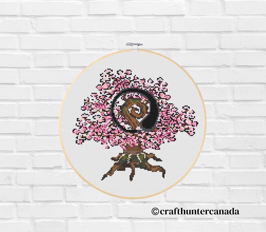 Okami Guardian Sapling Bloom Brush Technique Cross Stitch - Etsy UK