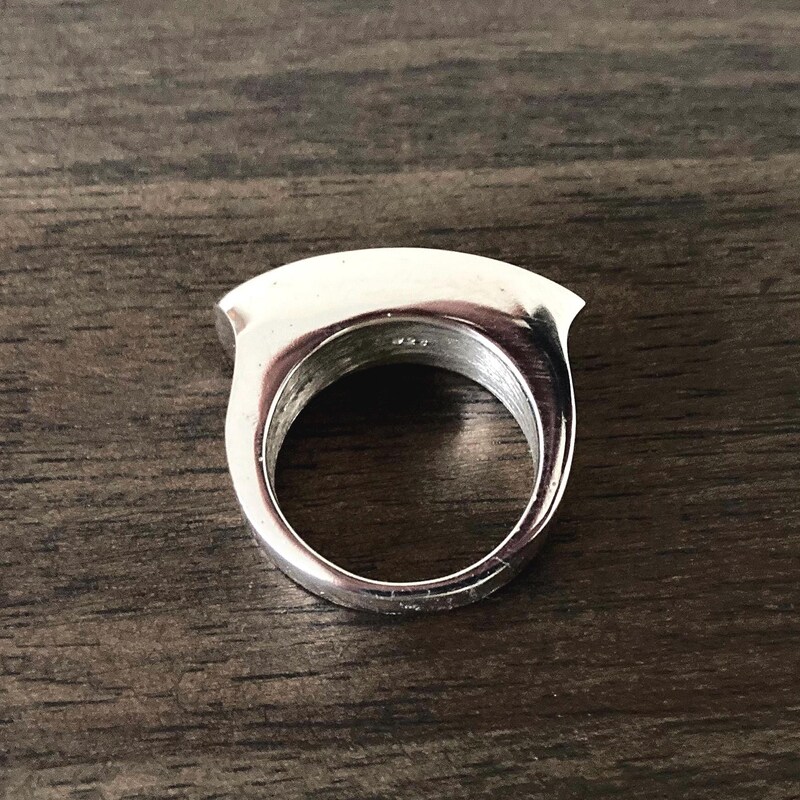 Cast Silver Ring - Etsy