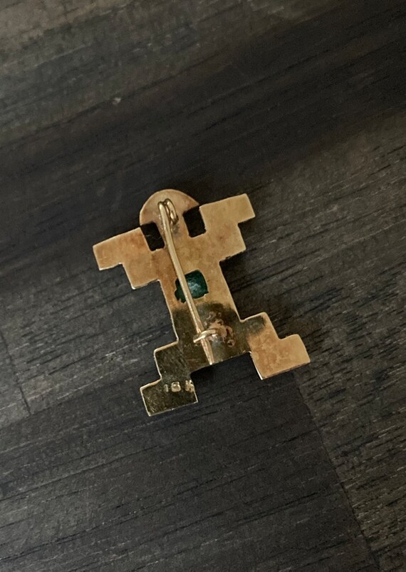 Tolima God Vintage 18k Gold Emerald Gem Pre Columbian… - Gem