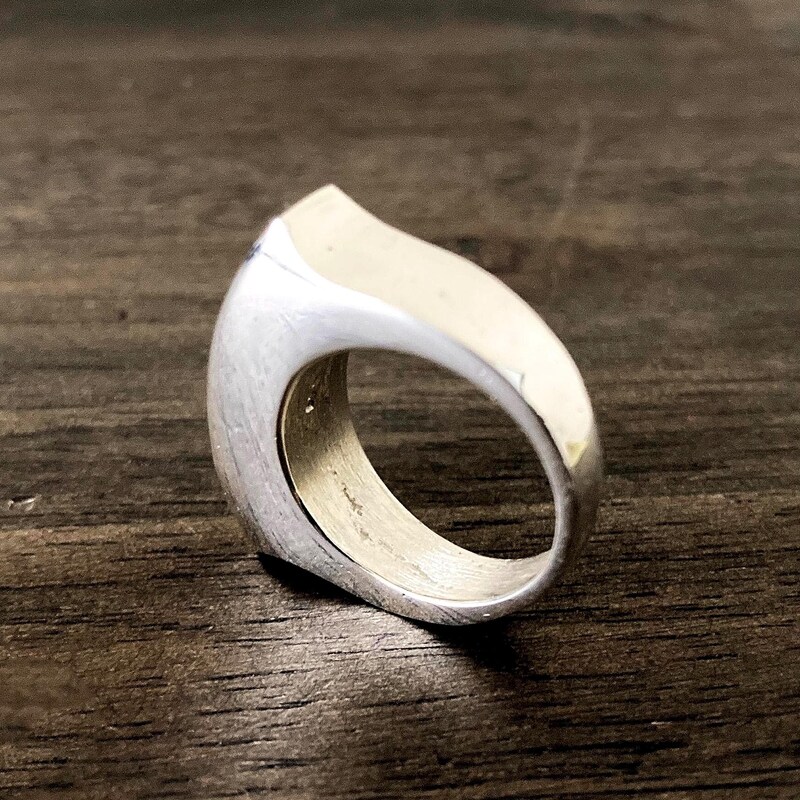 Cast Silver Ring - Etsy
