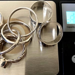 Vintage Taxco Mexico 925 Sterling Silver Rings Set of 5 Total Weight 21 ...