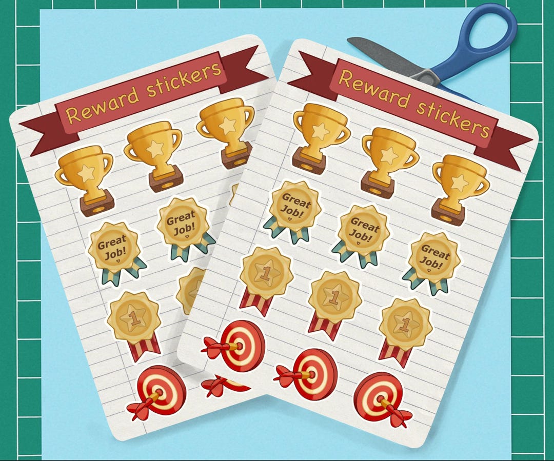 Motivational Reward Sticker Sheet – Teacher & Student Stickers - Etsy
